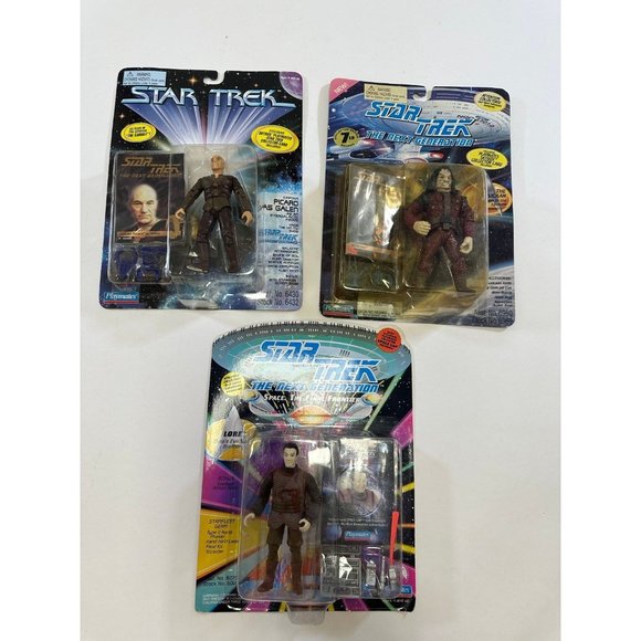 Playmates Toys | Toys | Star Trek The Next Generation Action Figure Lot ...